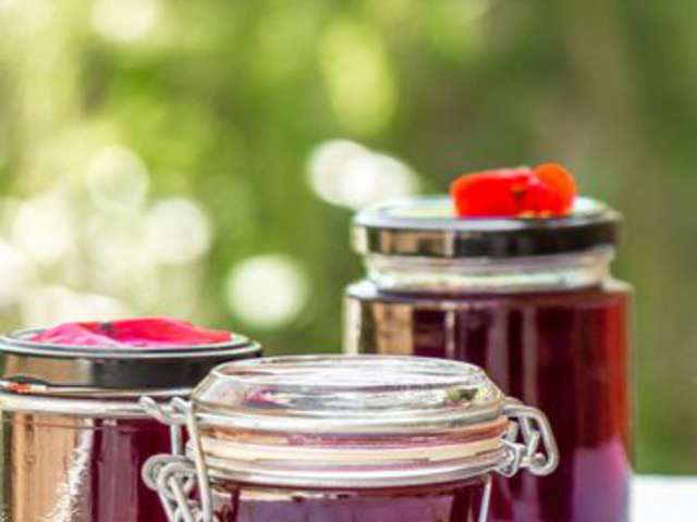 Recettes végétariennes de Gelée de amande et basilic