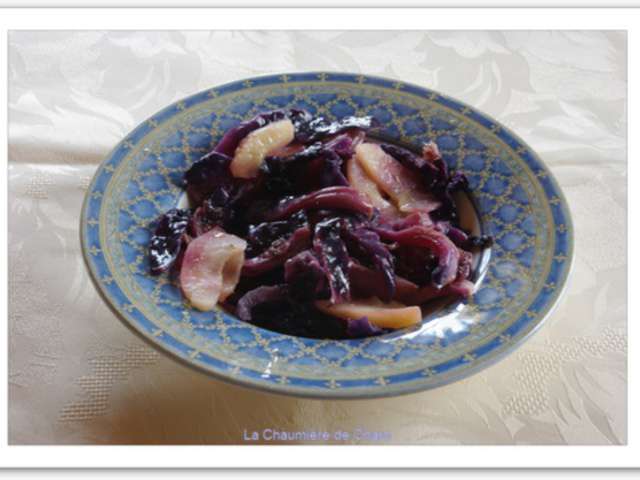 Recettes végétariennes de Chou rouge de La Chaumière de Charo