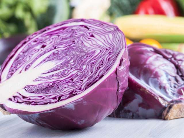 Recettes végétariennes de Chou rouge de la cuisine de beauregard