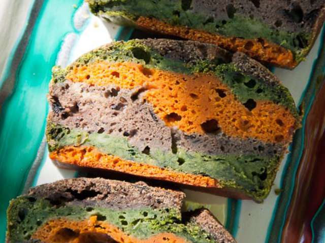 Recettes végétariennes de Cake marbré de Marmotte cuisine