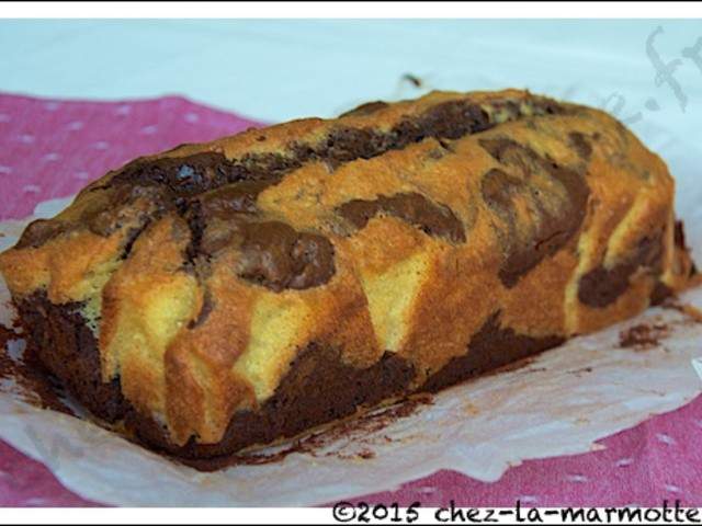 Recettes végétariennes de Cake marbré de Marmotte cuisine